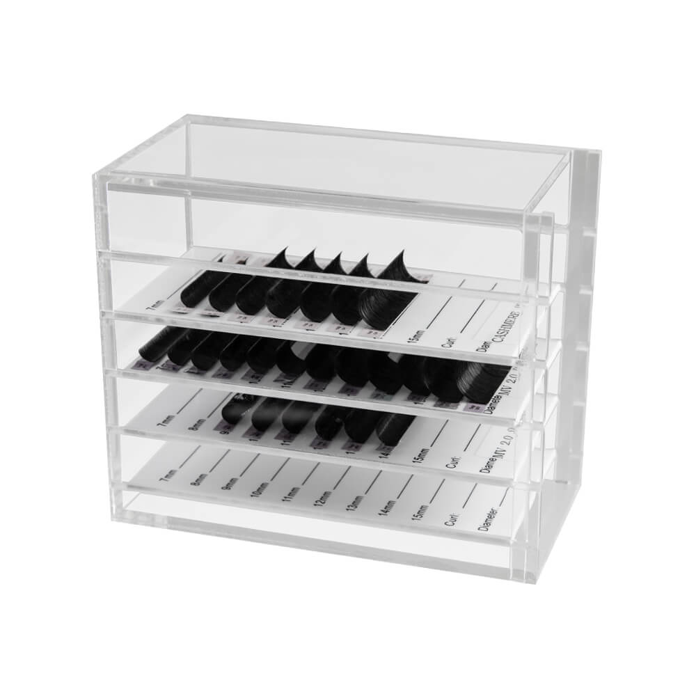Clear Acrylic Eyelash Organizer Storage Box – Yegi Beauty